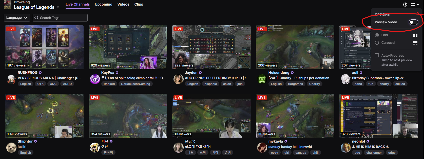 [BUG] Scrolling issue with new experimental Twitch channel category view · Issue #635 · SevenTV ...