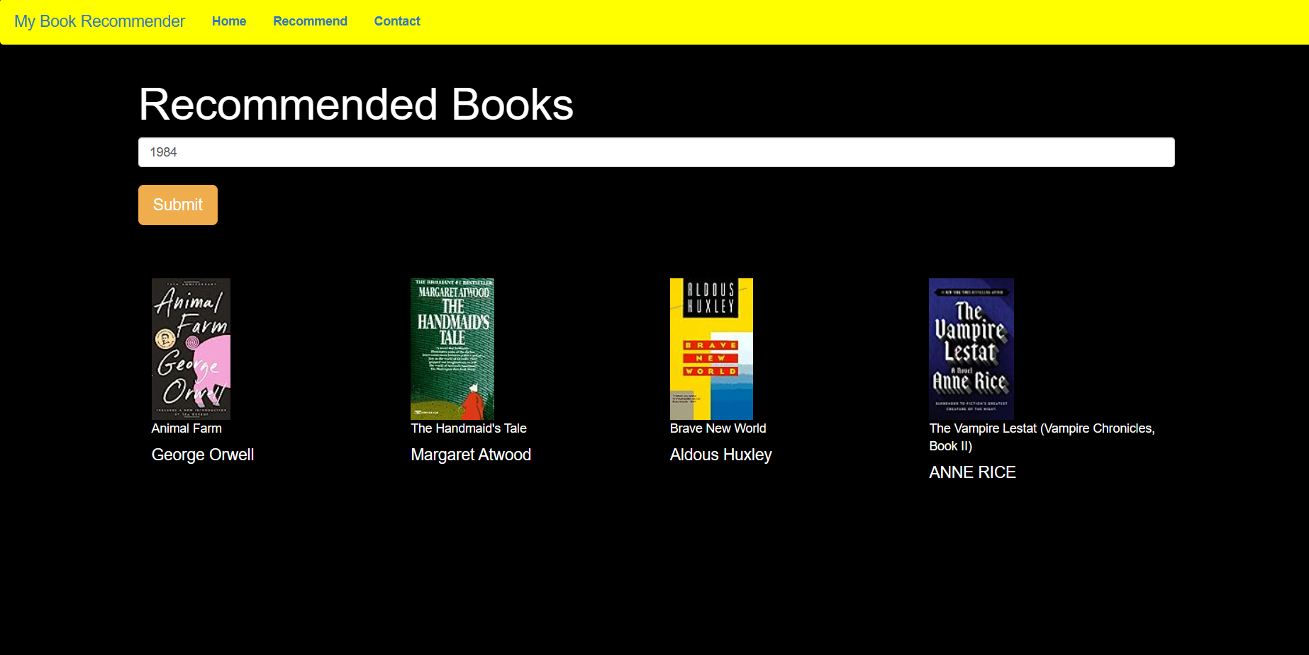 GitHub - Shoaibkhan11/bookRecommendationSystem