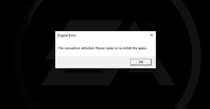 "Engine Error: File corruption detected. please repair or re-install the game" · Issue #104 ...
