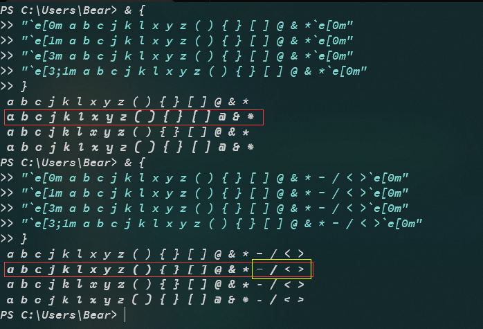 Intense text does not use bold style font in font family even if set ...