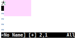 Multi-cell characters disappear when intersected with floating window boundaries · Issue #17550 ...