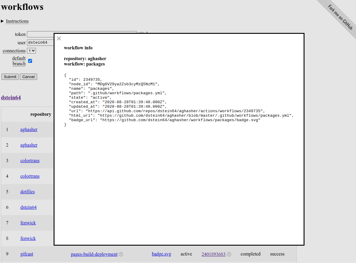 Info dialog height set too large · Issue #3 · dstein64/workflows · GitHub