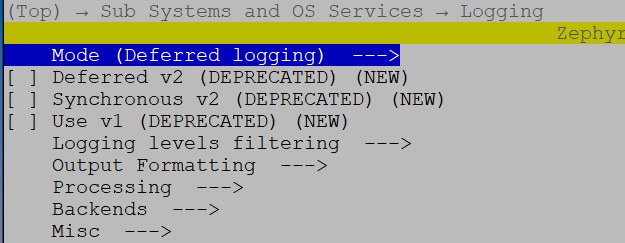 Inconsistent logging config result resulted from menuconfig. · Issue #43095 · zephyrproject-rtos ...