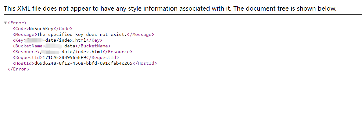 [Bug] 静态页面托管无法使用域名直接访问，The specified key does not exist. · Issue #359 · labring/laf · GitHub