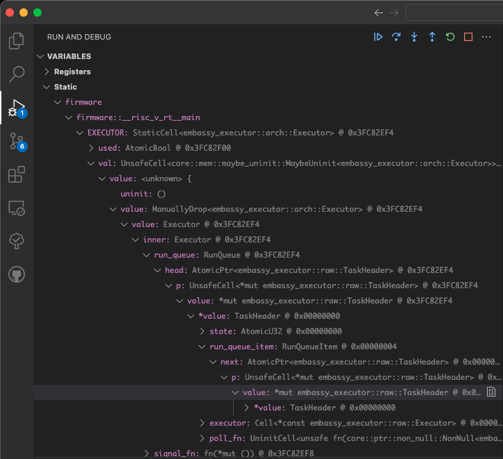 Stack overflow when expanding "static" section in probe-rs-debugger · Issue #1231 · probe-rs ...