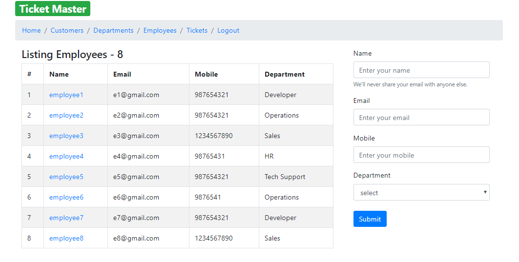 GitHub - GururajHShetty/ticket-master