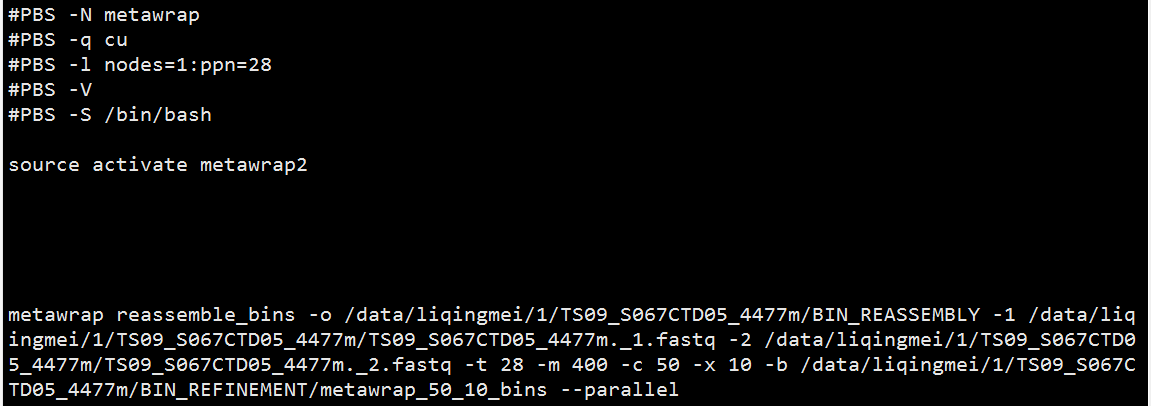getting error during BIN_REASSEMBLY · Issue #226 · bxlab/metaWRAP · GitHub
