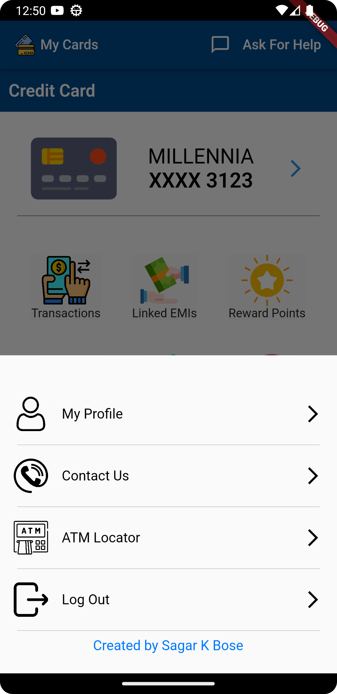 GitHub - sagarKBose/my-cards: Clone of HDFC MY Cards PWA App. A card management application ...