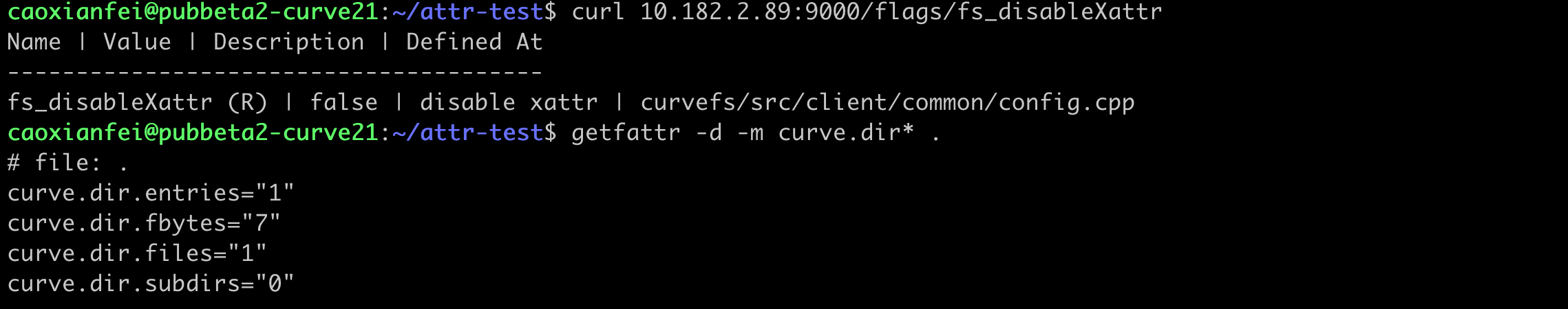 Modify Fs Disablexattr On The Fly Is Useless · Issue 2897 · Opencurve Curve · Github