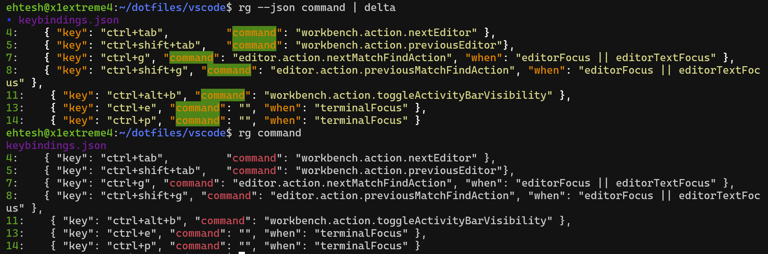 🚀 Improve ripgrep with delta output layout · Issue #1289 · dandavison/delta · GitHub