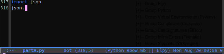 Elpy hides the company mode popup · Issue #1445 · jorgenschaefer/elpy · GitHub