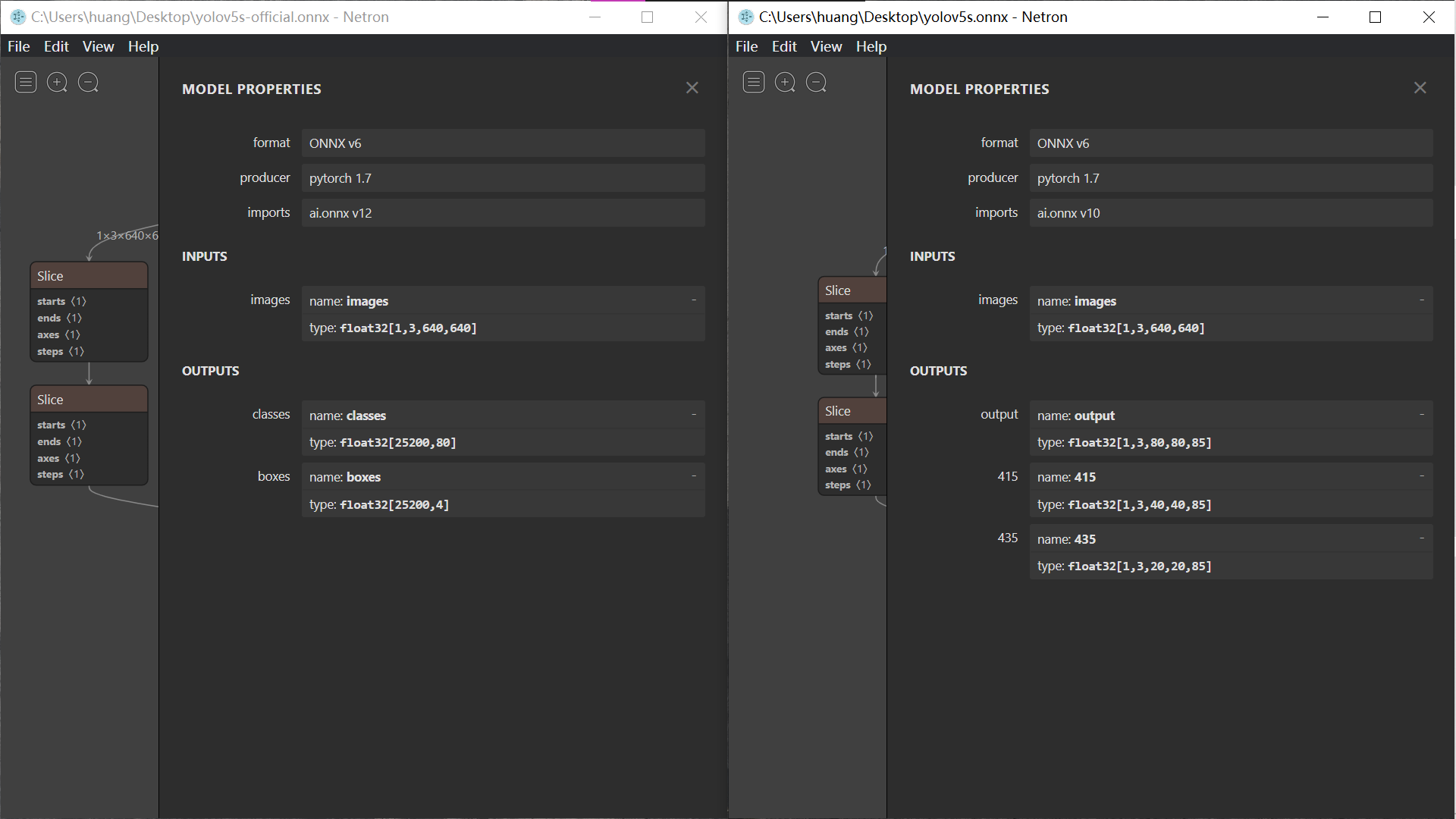 Mismatch Between Self Exported Yolov5s Onnx Model And Officially Released Yolov5s Onnx · Issue