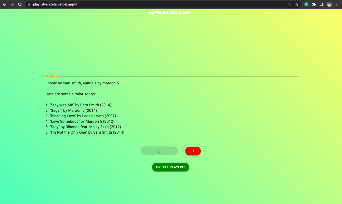 GitHub - ShammiAnand/spotify-ai-play: create spotify playlists with chatgpt suggestions