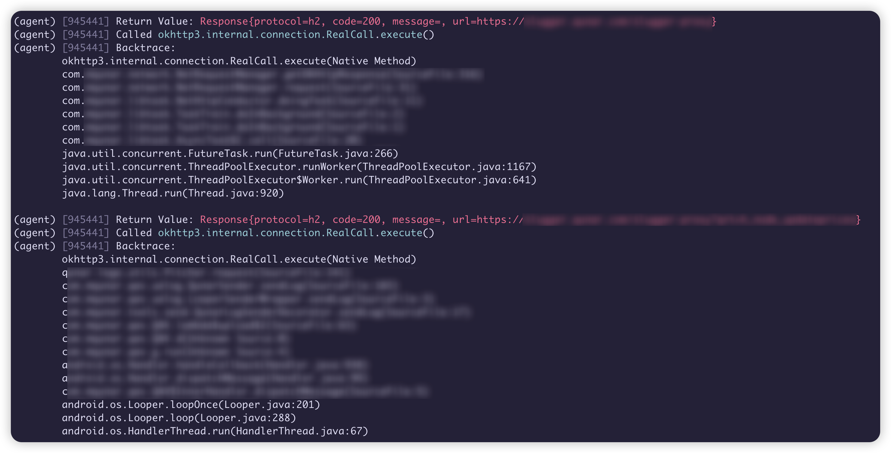 [bug] Android Hooking Dumped Information Printed In The Concurrent