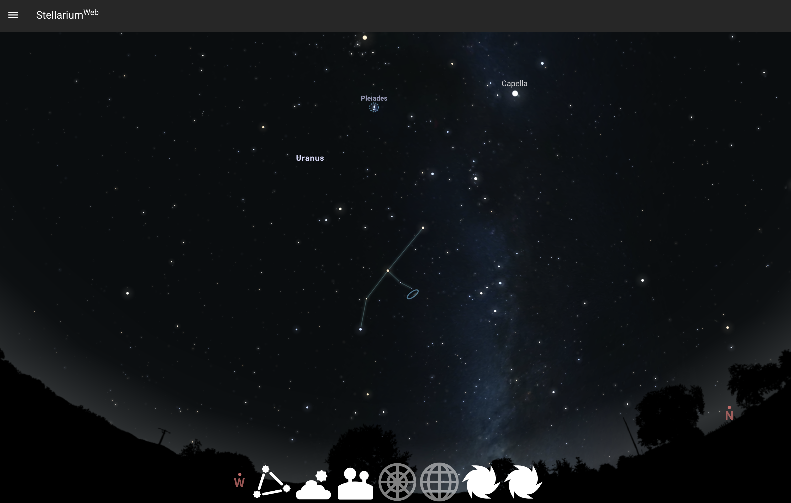 Stellarium-Web.org constellation toggle currently only shows constellations near center of view ...
