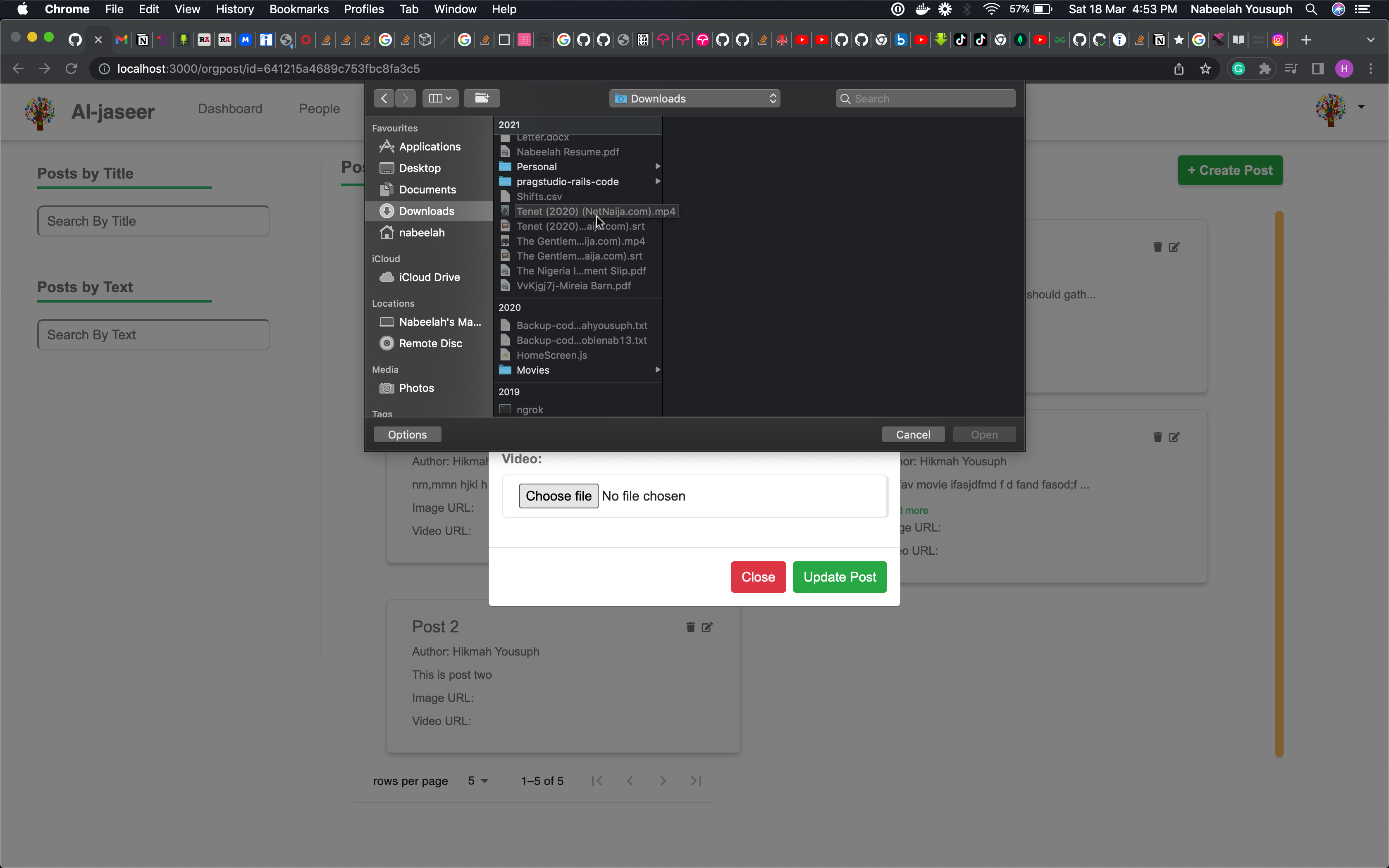 Bug Report: Organizations Post Media Upload Issues · Issue #756 ...