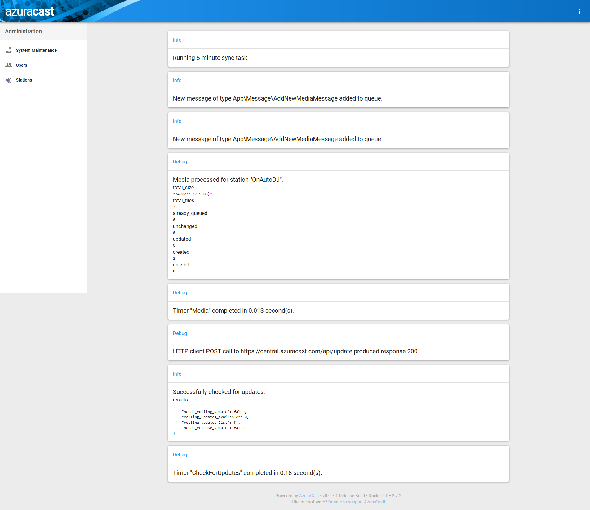Music Not Processed · Issue #2156 · AzuraCast/AzuraCast · GitHub