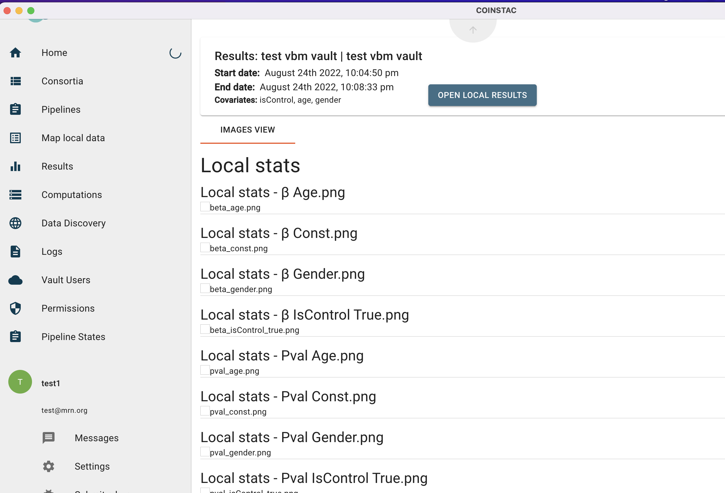 Trends VBM vault results do not show locally · Issue #1444 ...