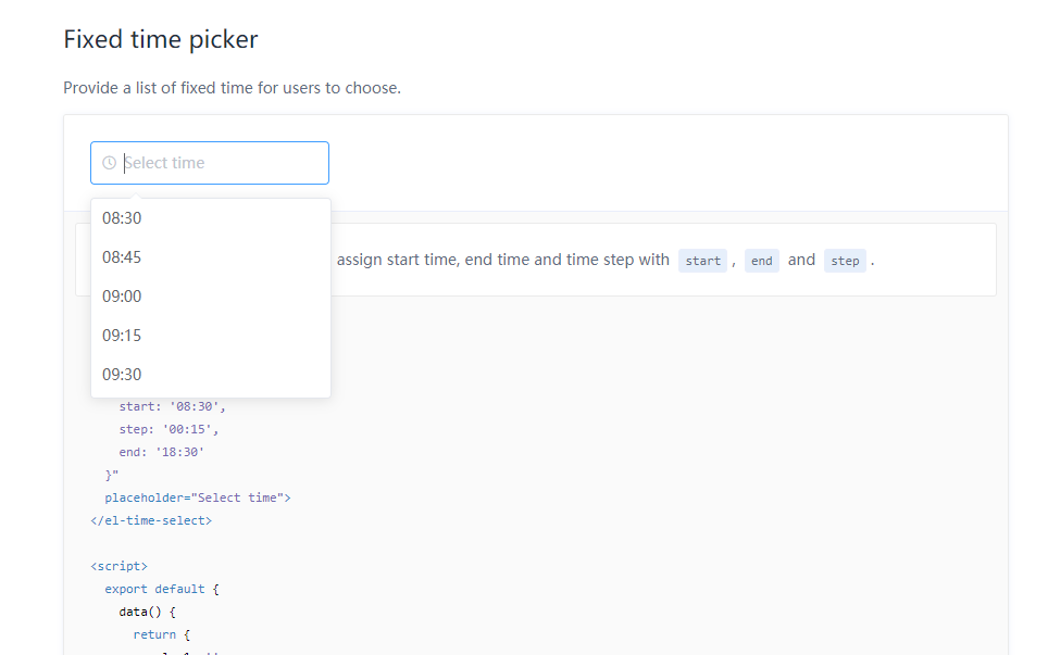Quasar V1 Feature Qtime Fixed Time To Select · Issue 3733 · Quasarframework Quasar · Github