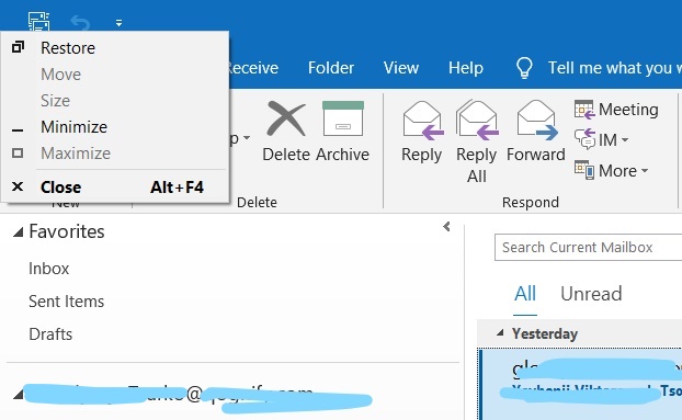 Can we have a "Window Menu" button like in classic Windows apps in VS ...