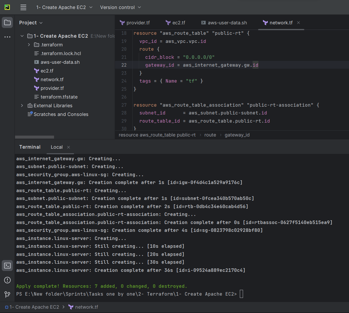 GitHub - eslamkhaled560/aws-apache-ec2-terraform