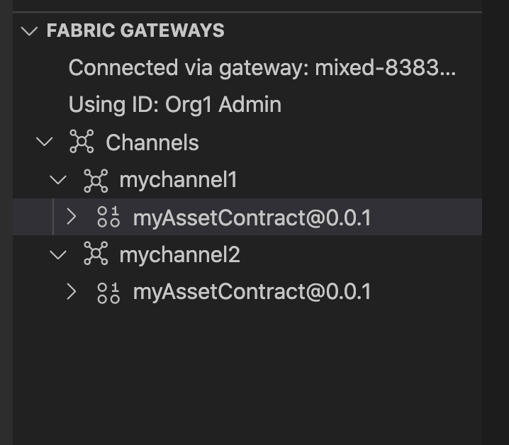 [Bug] Transaction view opens for wrong channel when contracts have the same name and version ...