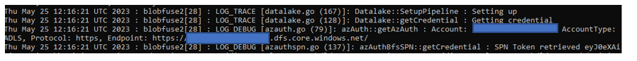 ADLS Blobfuse2 SPN Authentication Issues to Specific ADLS, auth-resource doesn't seem to be ...