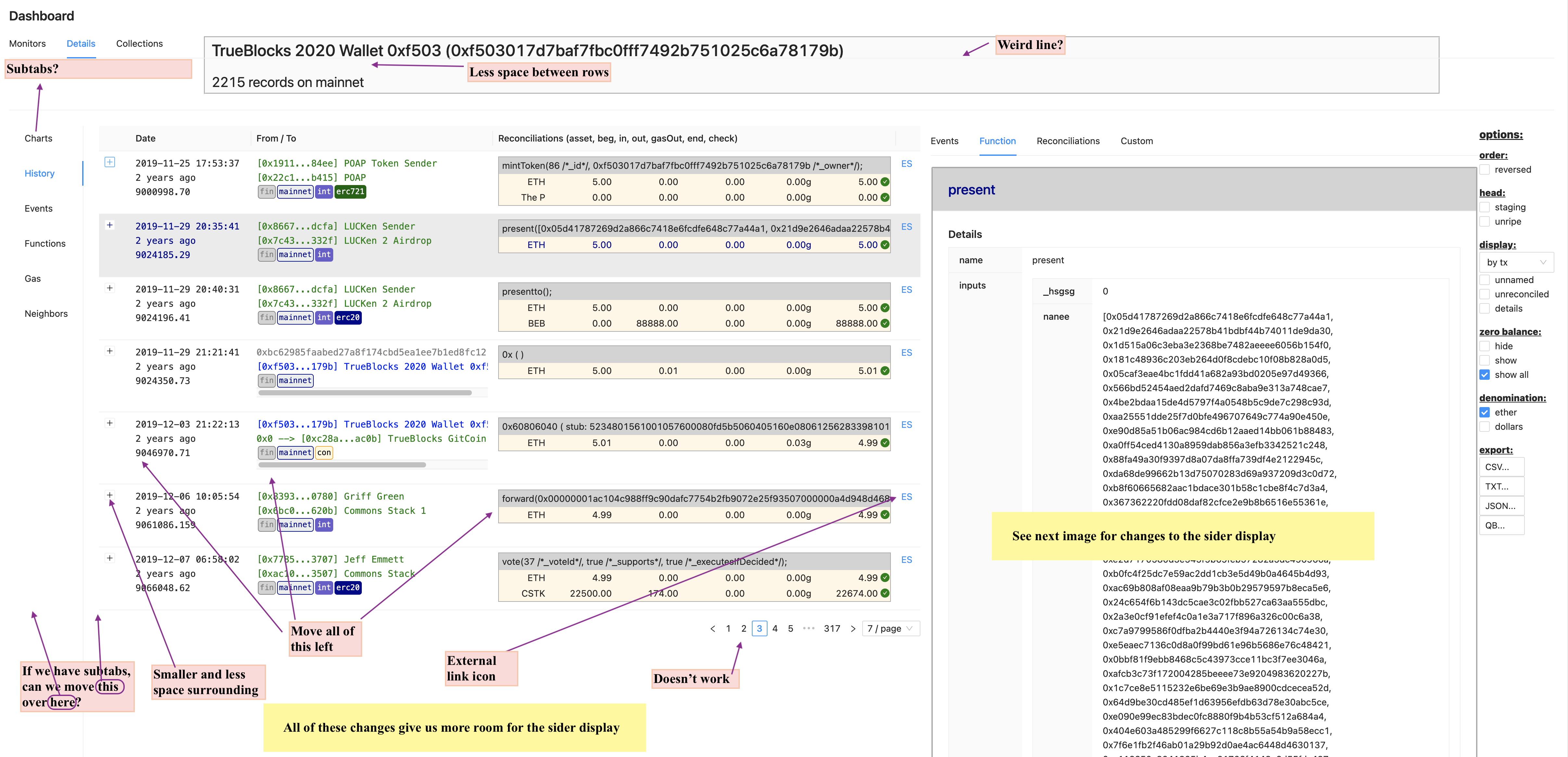 Explorer Summer Of Love For The Front End · Issue 237 · Trueblocks Trueblocks Explorer · Github