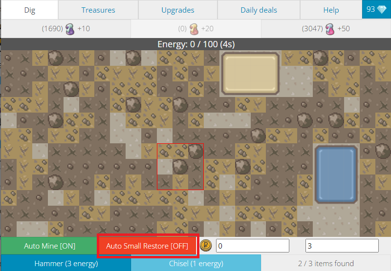 Auto Mine - Small Restore · Issue #3 · Ephenia/Pokeclicker-Scripts · GitHub