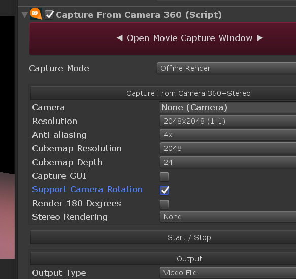360 movie capture · Issue #7 · RenderHeads/UnityPlugin-AVProMovieCapture · GitHub