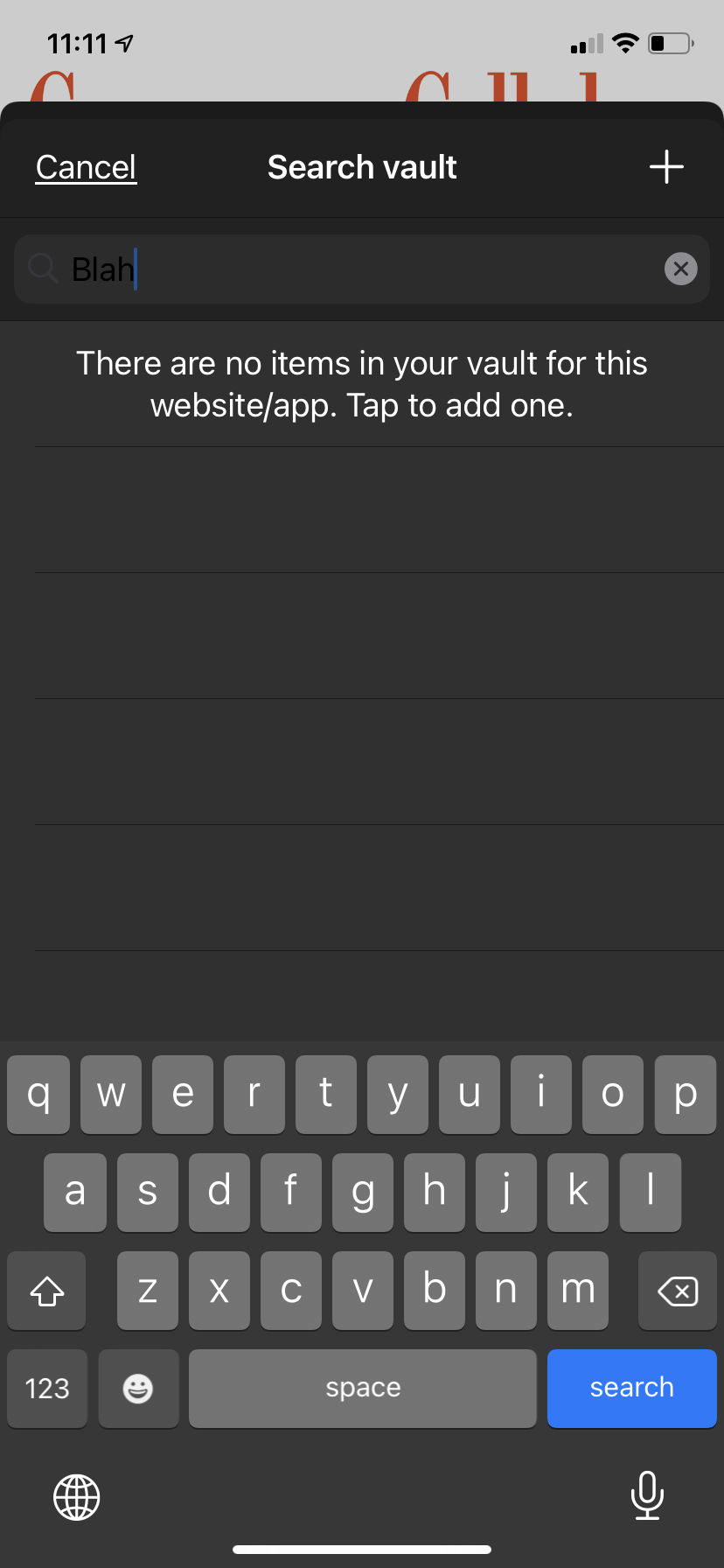 iOS AutoFill functionality in Dark Mode it's almost impossible to read · Issue #1390 · bitwarden ...