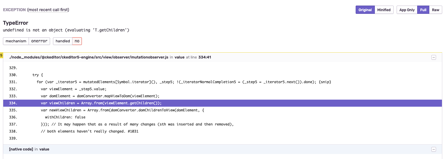 Can't insert at the begin or the end of inline element on Safari and ...