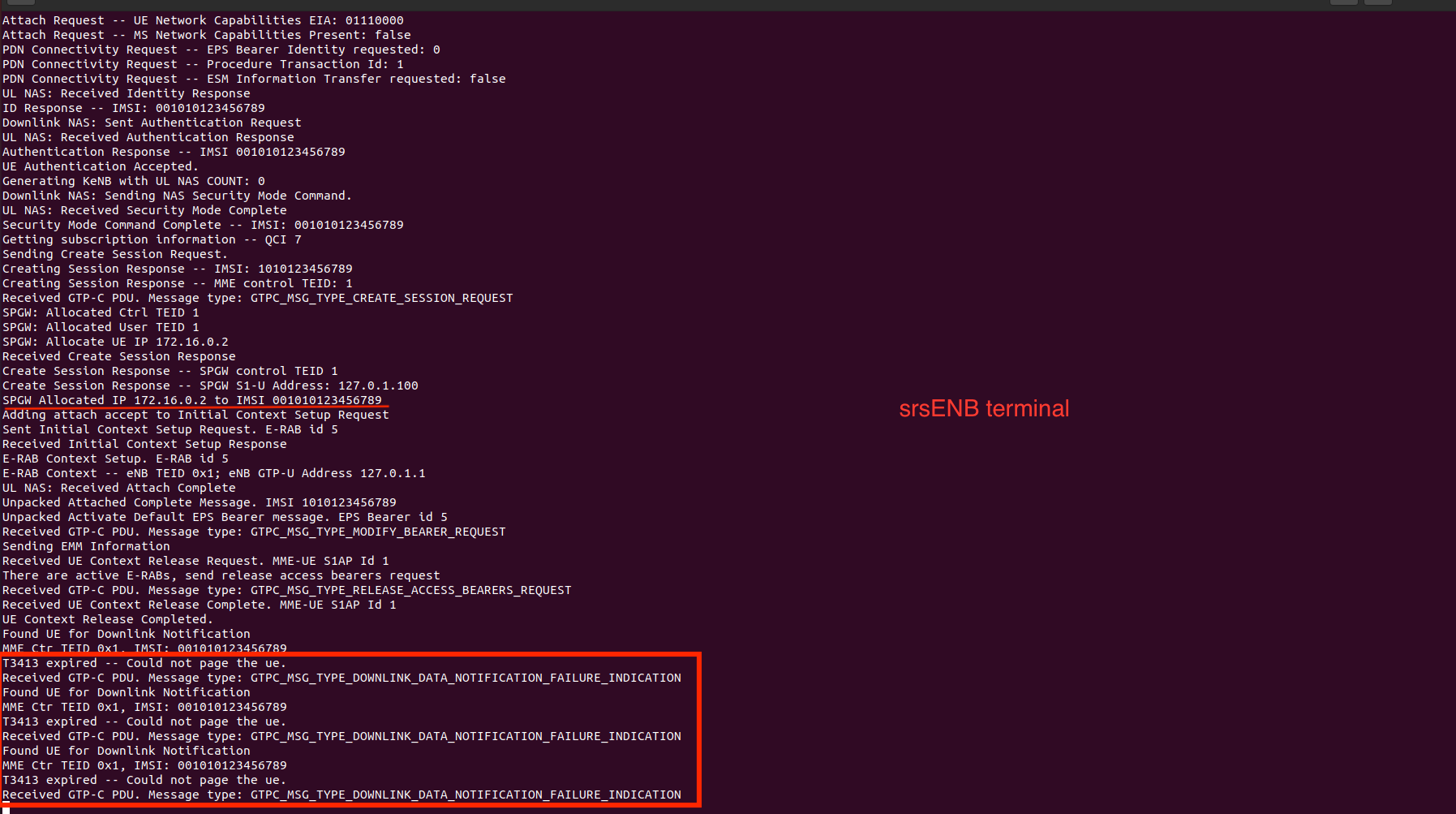Connection between UE and ENB lost after several seconds · Issue #1137 · srsran/srsRAN_4G · GitHub