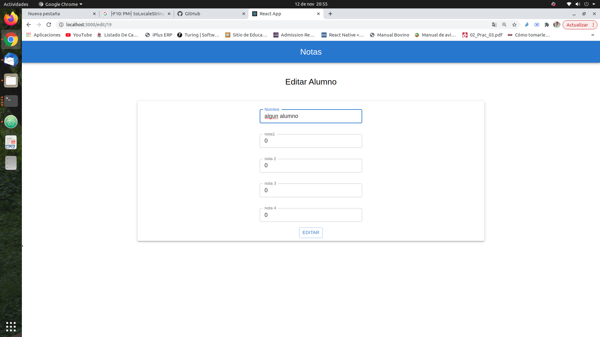 GitHub - NadGarDez/alumnos