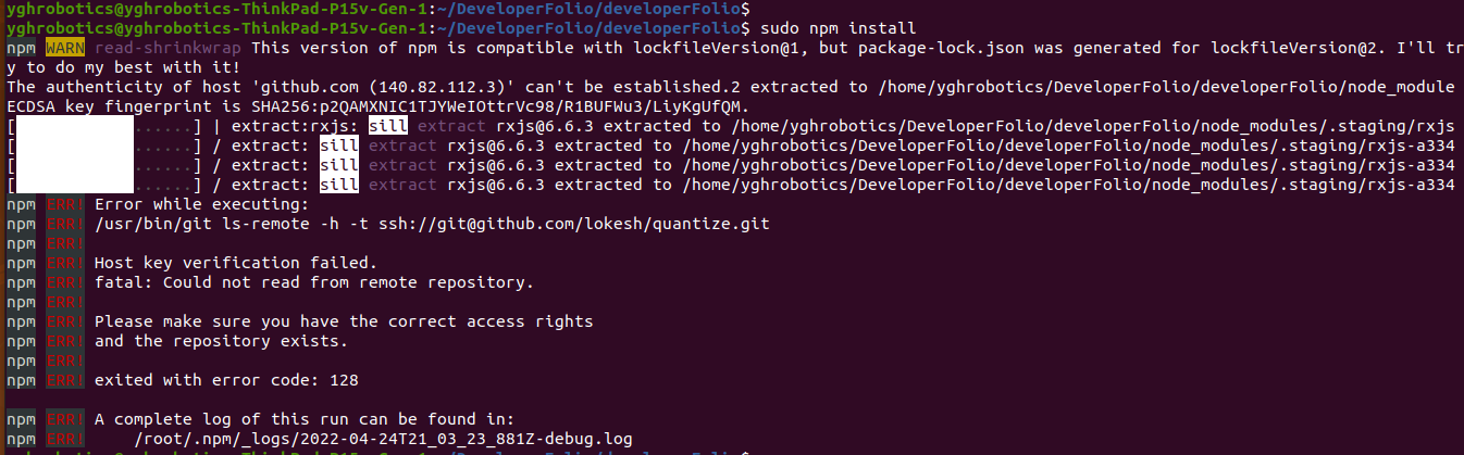 Start Local Dev Server Issue · Issue 485 · Saadpastadeveloperfolio