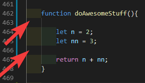 Request: Display rainbow across empty lines · Issue #28 · oderwat ...