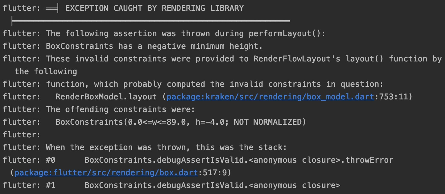 Flex 布局报错 · Issue #502 · openkraken/kraken · GitHub