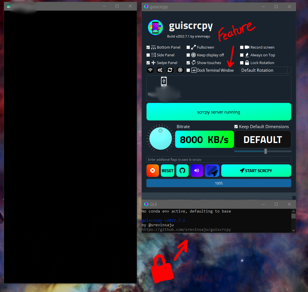 Hide Terminal and only show guiscrcpy · Issue #324 · srevinsaju/guiscrcpy · GitHub