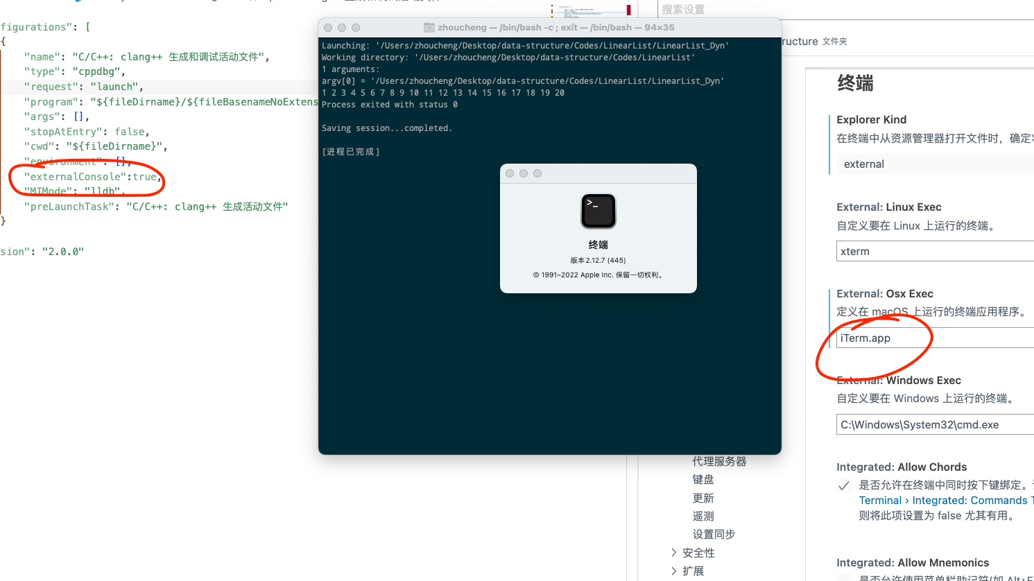 modify "the External: Osx Exec" not work when debug C files · Issue #154634 · microsoft/vscode ...