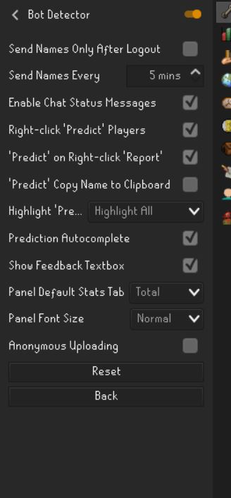 Can't undo clicking errors under "Is this prediction correct?" and "flag this player as a bot ...