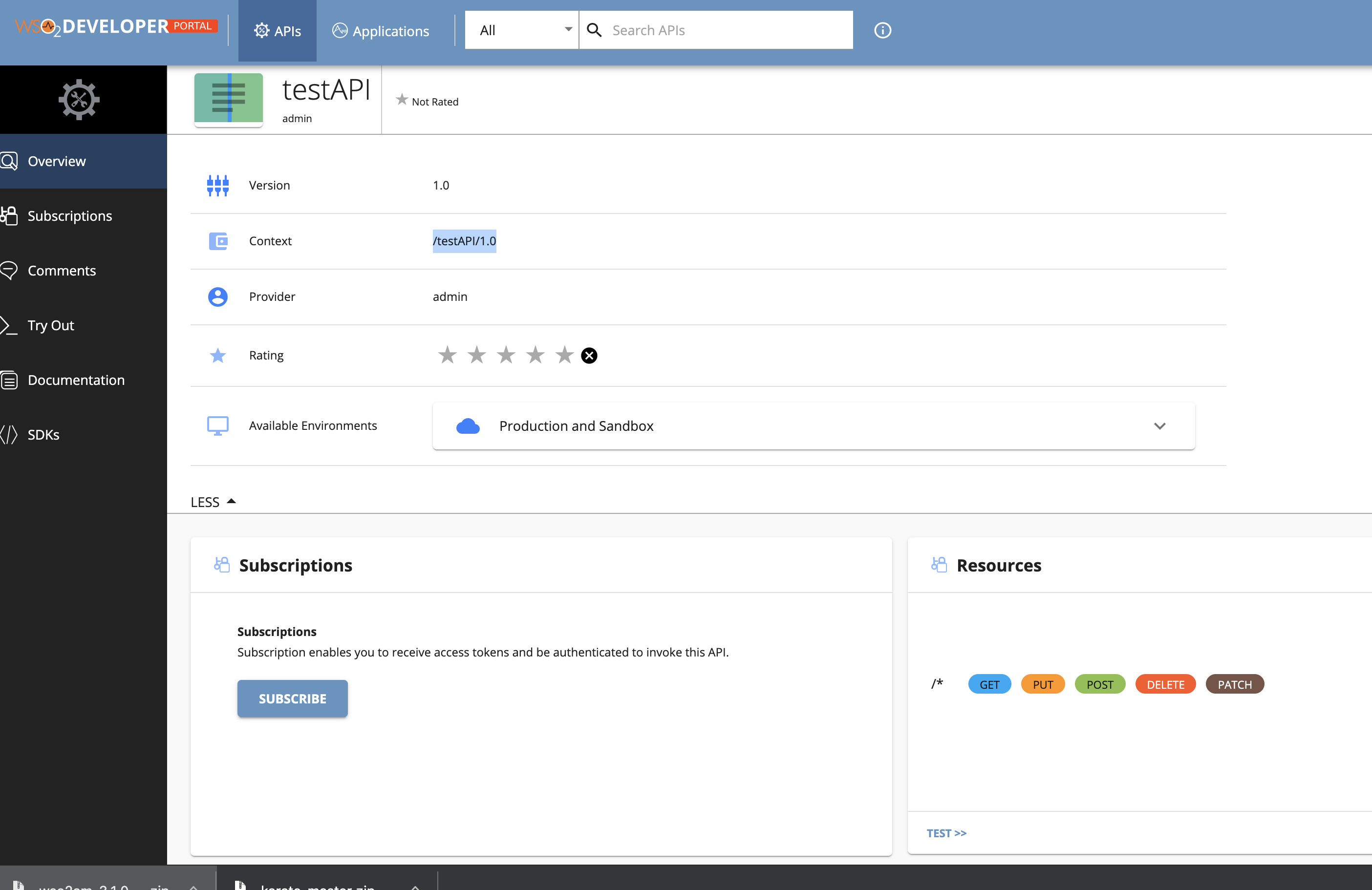 URL of the API missing in the overview page of the dev portal · Issue ...