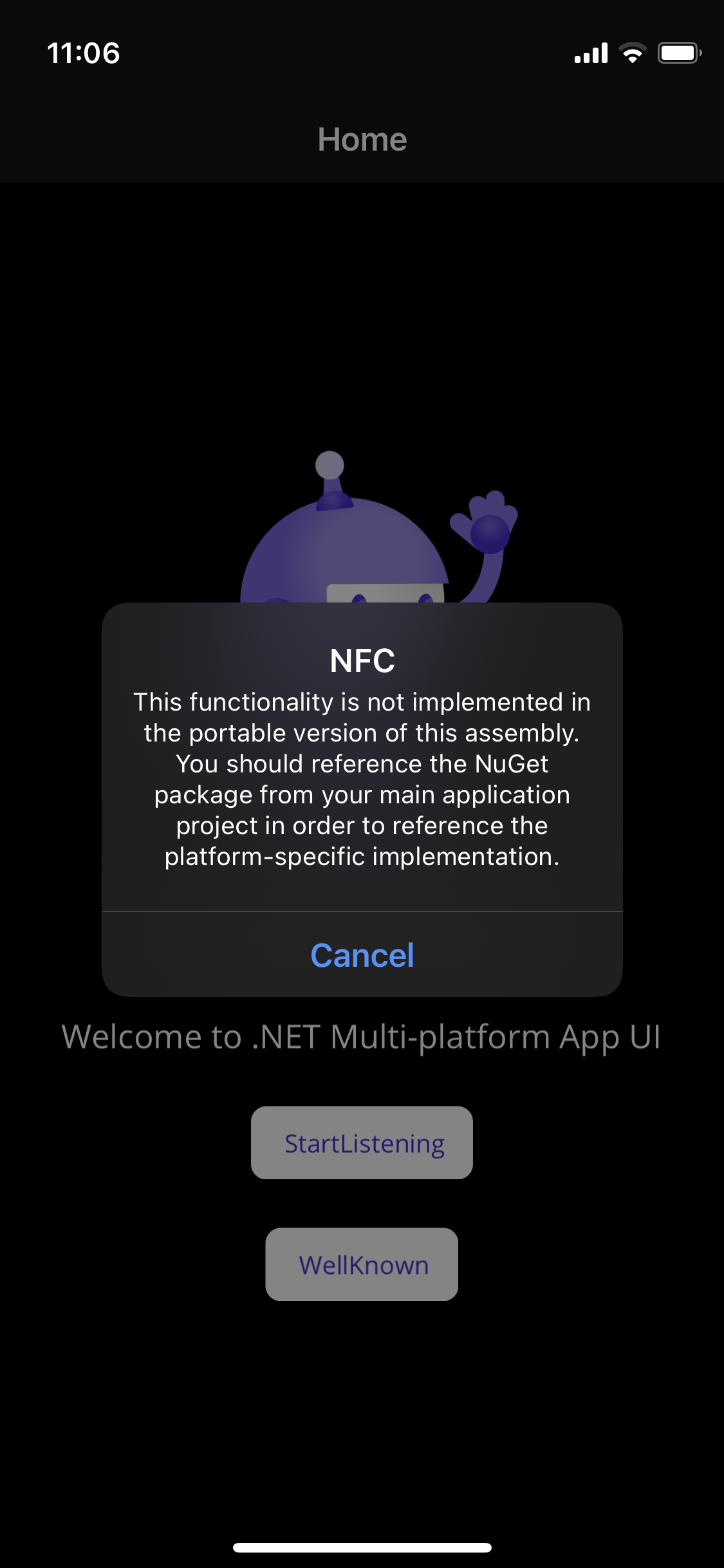 This functionality is not implemented in the portable version of this assembly. · Issue #119 ...