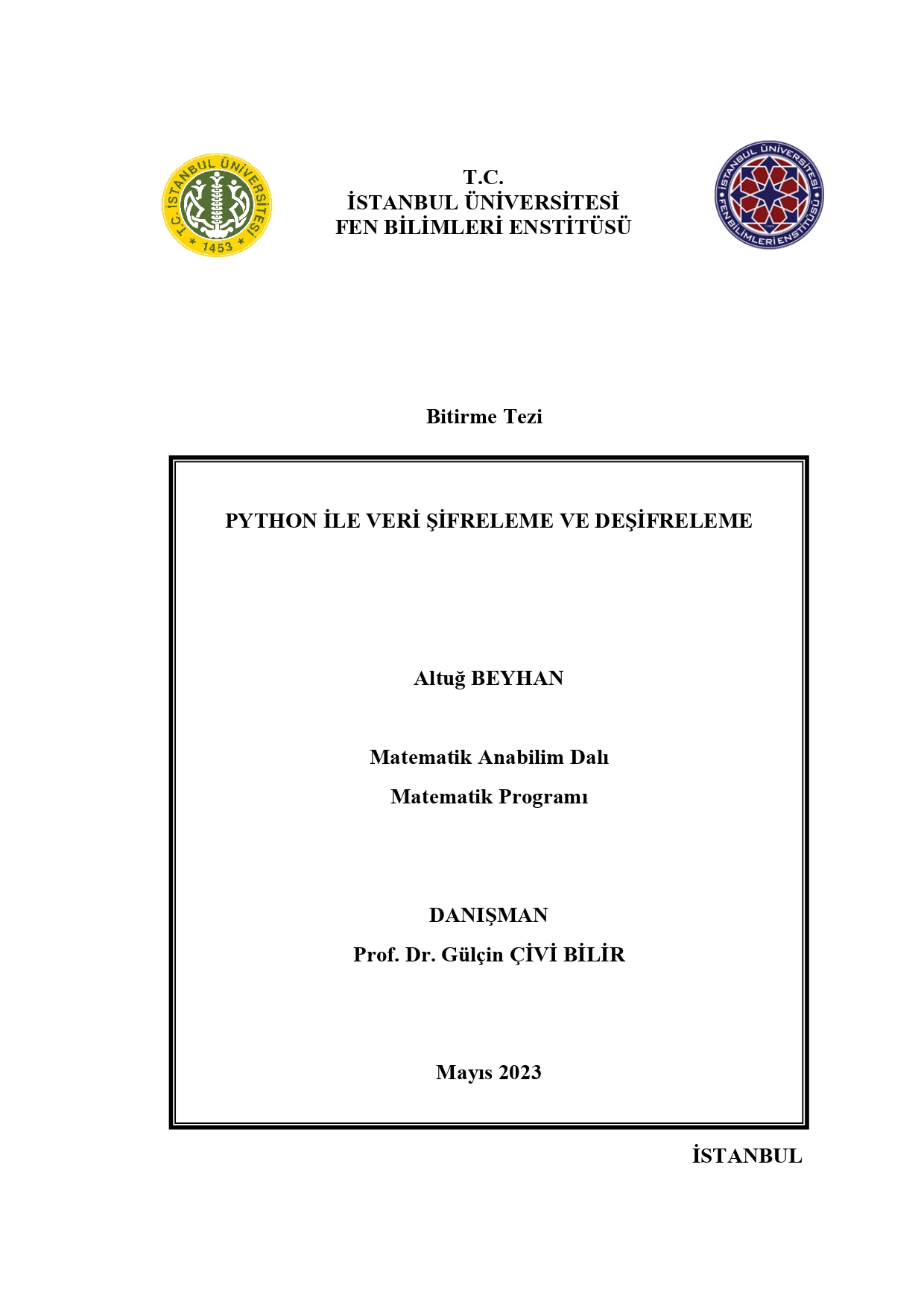 GitHub - altugbeyhan/LisansBitirmeTezi: Altuğ Beyhan - TEBİP Lisans Bitirme Tezi