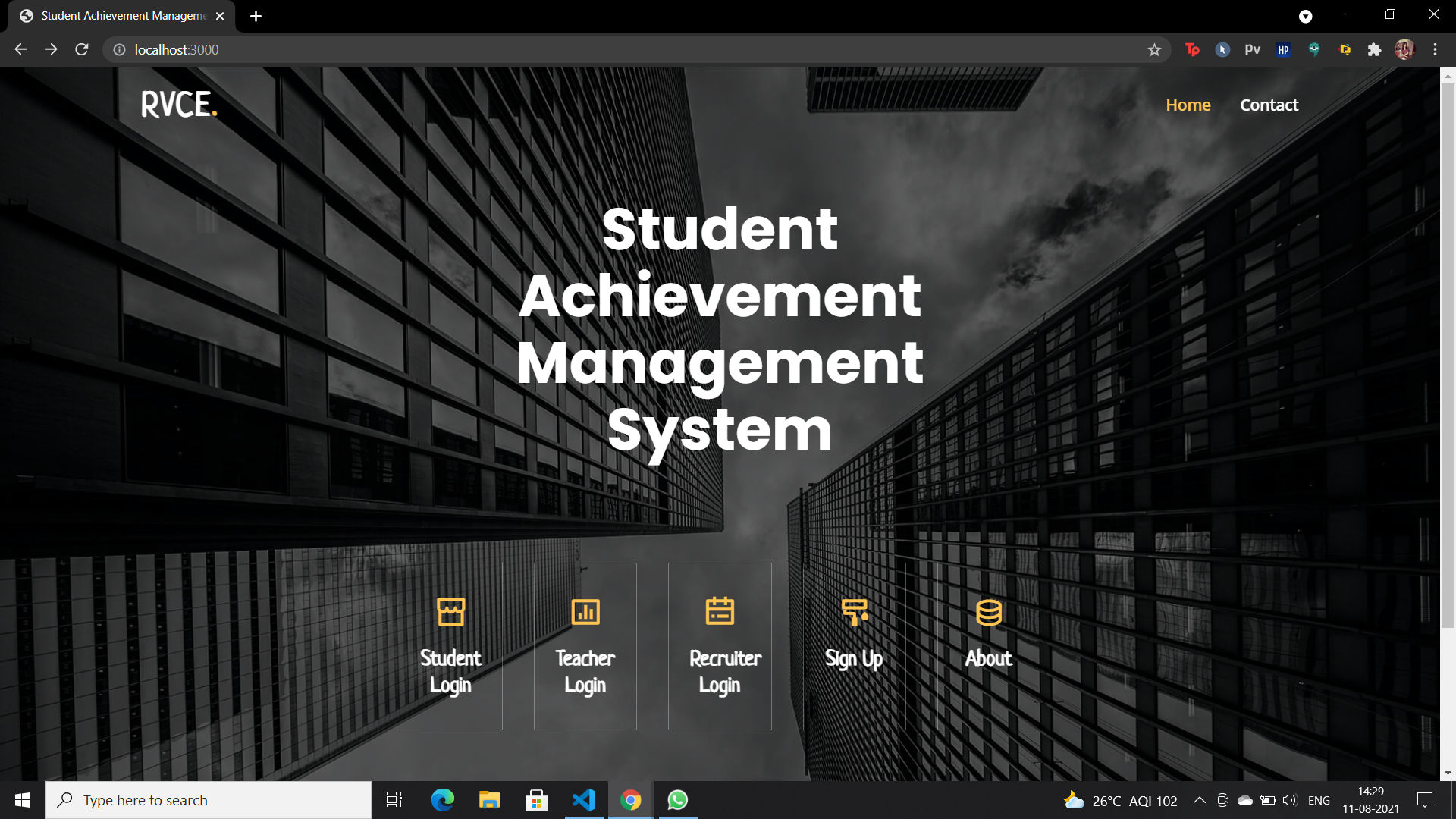 GitHub - sakshikamal/Student-Achievement-Web-App
