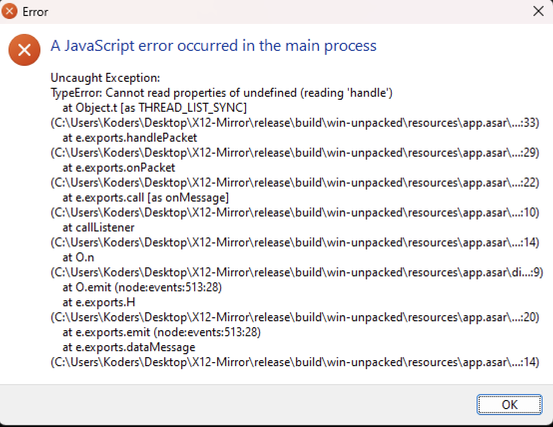 Unable to monitor a channel using a self bot token within an Electron ...