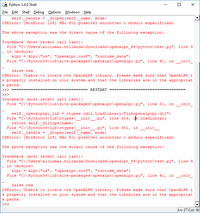 Unable to locate the OpenALPR library · Issue #461 · openalpr/openalpr · GitHub