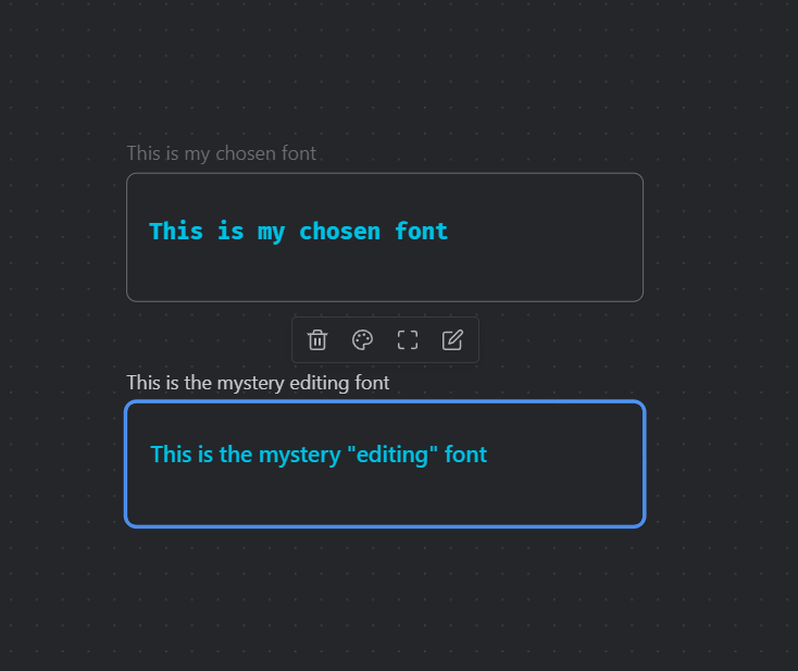 Canvas font changes when editing · Issue #512 · kepano/obsidian-minimal · GitHub