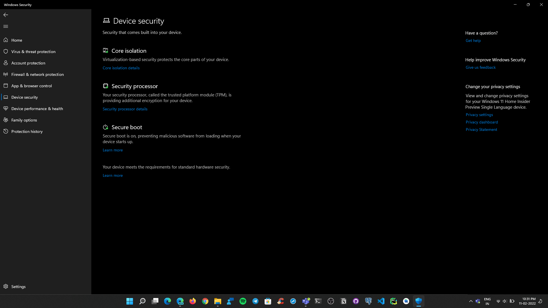 The system requirements are not satisfied. (Install on Windows 11) · Issue #412 · intel/haxm ...