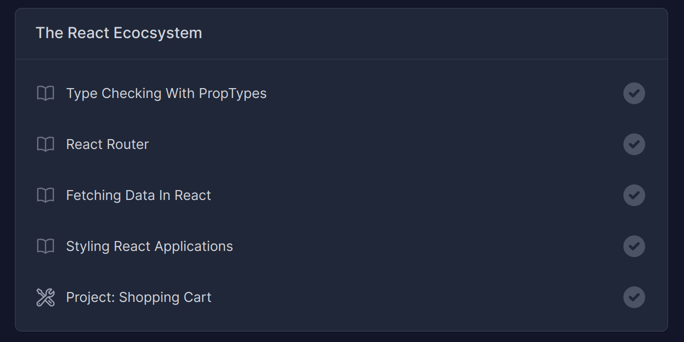 React(NEW): Typo in Lesson block heading 'The React Ecocsystem' · Issue #25929 · TheOdinProject ...