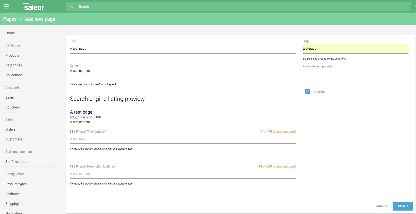 Pages with custom template · Issue #3348 · saleor/saleor · GitHub